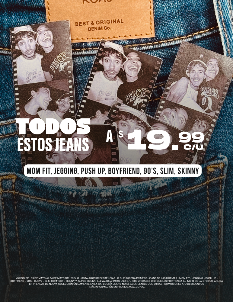 KOAJ Ecuador | Ropa Online, Tenis y Accesorios para Mujer y Hombre.